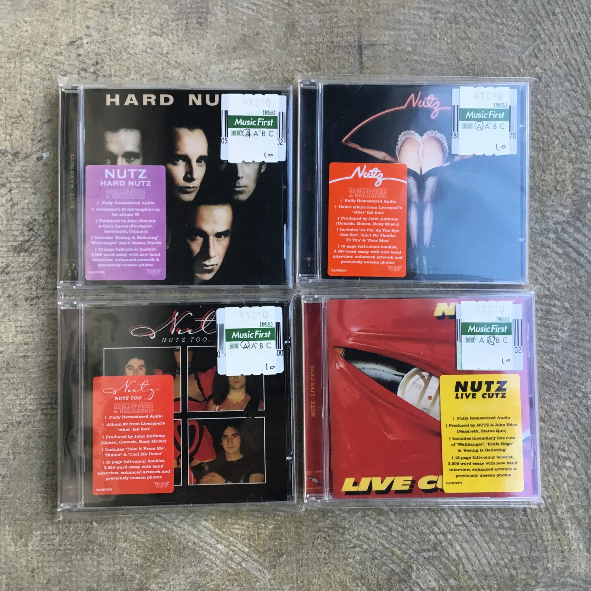 ナッツ(NUTZ)のCDがひとつかみ入荷しました。