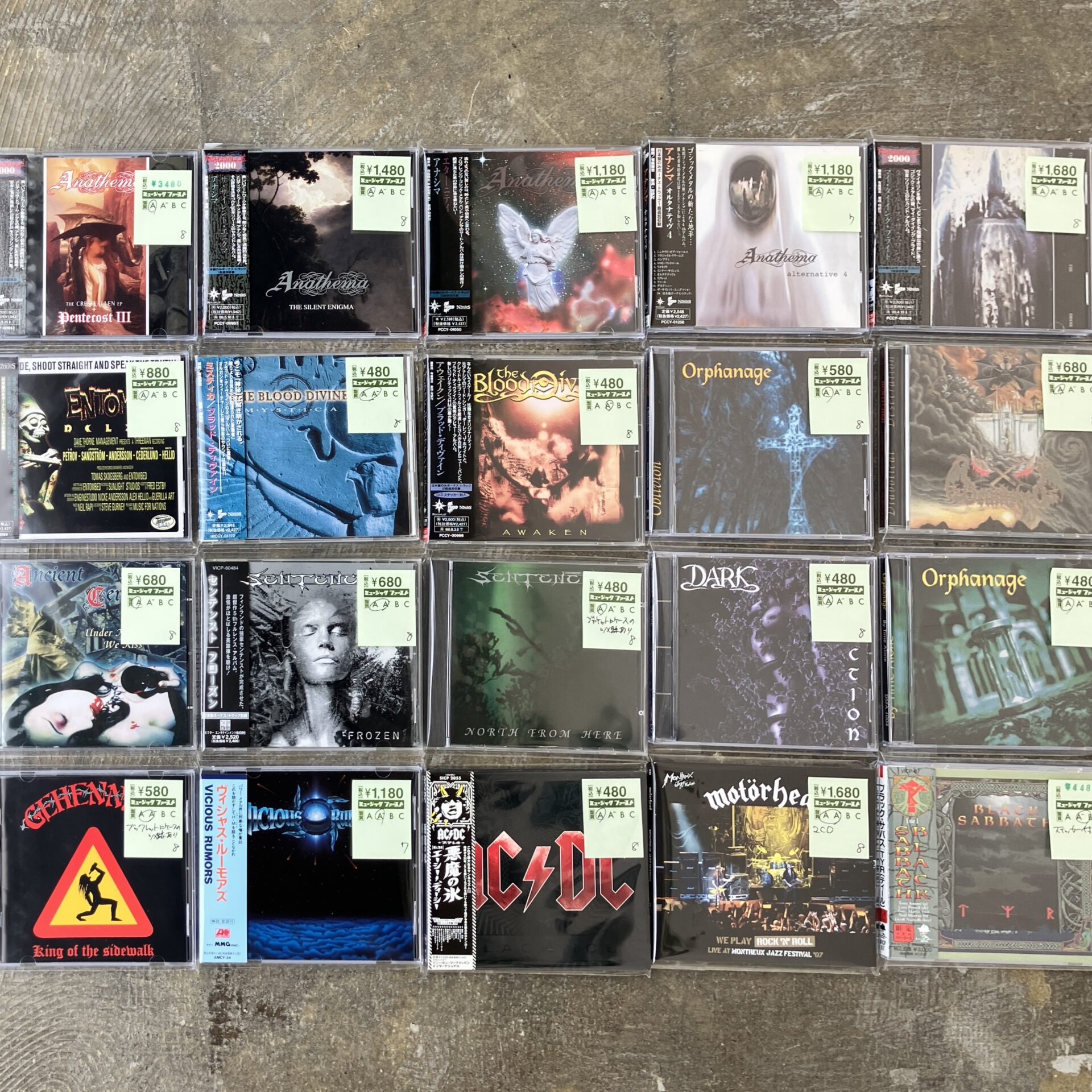 【特集コーナー新入荷】 HR/HMのCDを10枚新規追加しました。